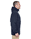 UltraClub 8908 Men Microfiber Full-Zip Hooded Jacket | GotApparel.com