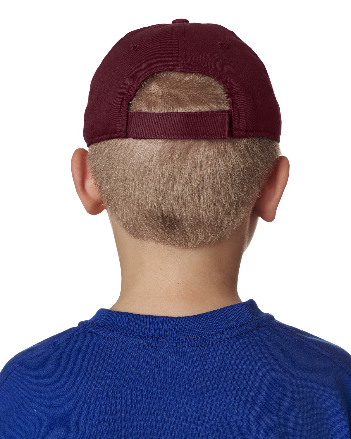 UltraClub 8122 Kids Classic Cut Cotton Twill 6-Panel Cap | GotApparel.com