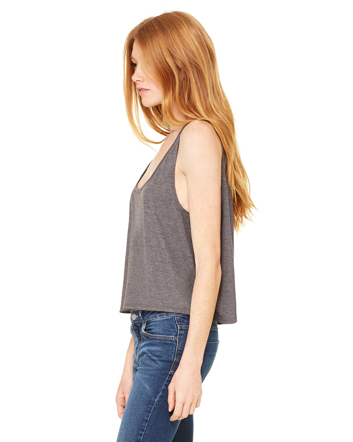 Bella + Canvas 8880 Women Flowy Boxy Tank | GotApparel.com