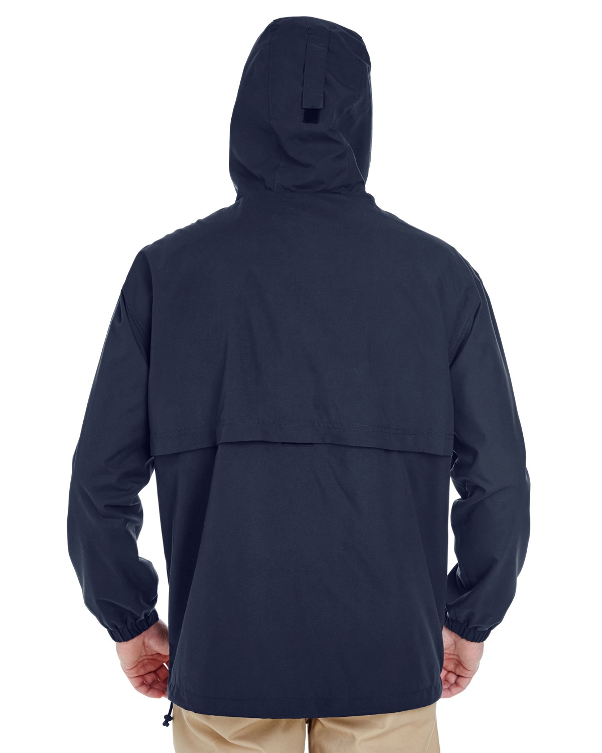 UltraClub 8908 Men Microfiber Full-Zip Hooded Jacket | GotApparel.com