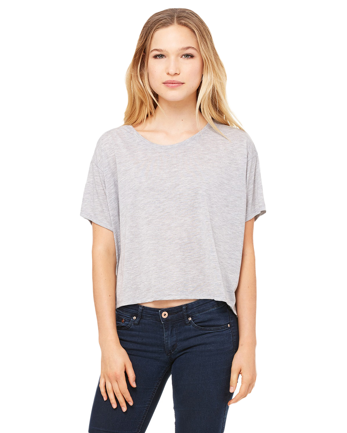 Bella + Canvas B8881 Women Flowy Boxy T-Shirt | GotApparel.com