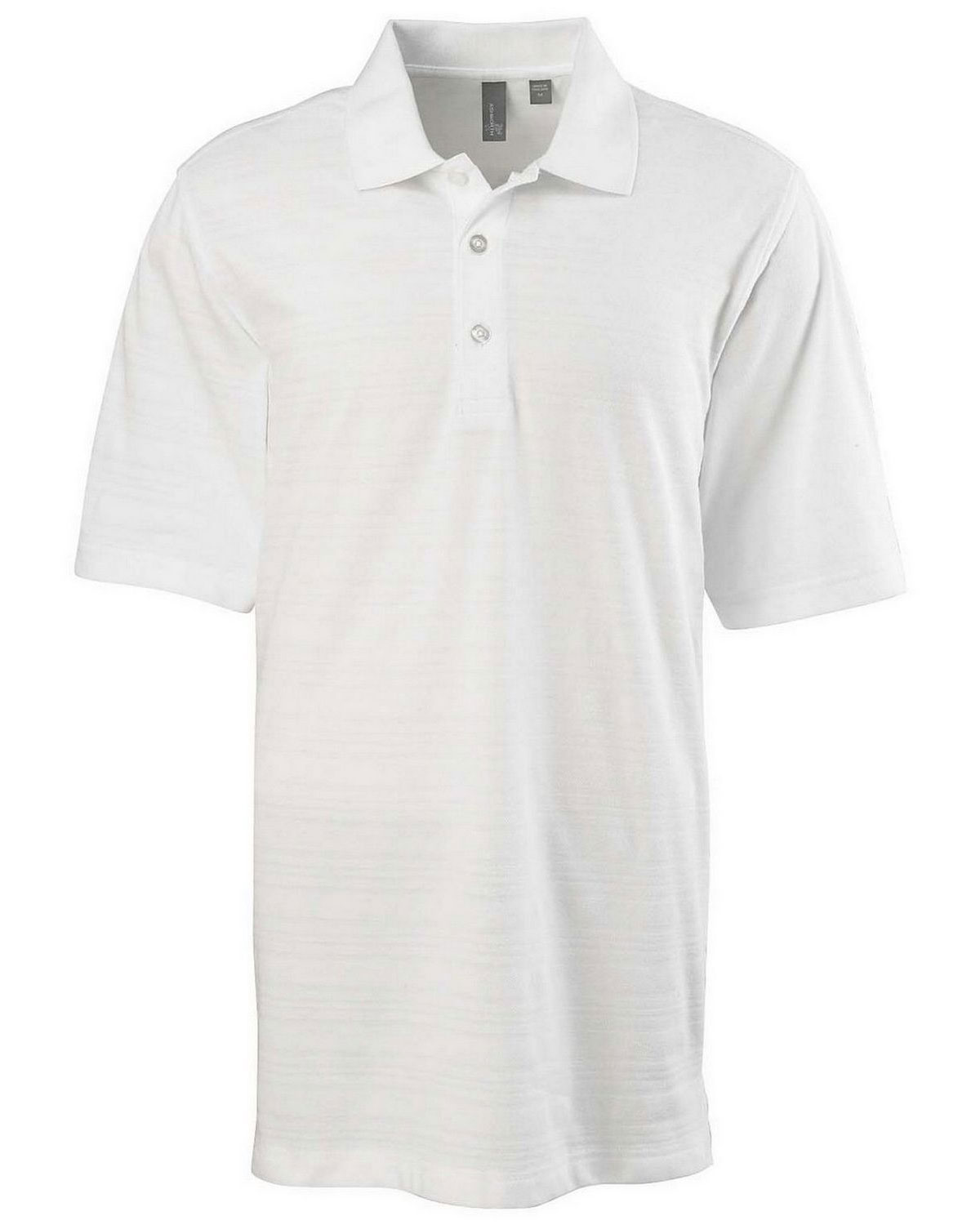 Ashworth 2203C Men Ez-Tech Short-Sleeve Textured Polo | GotApparel.com