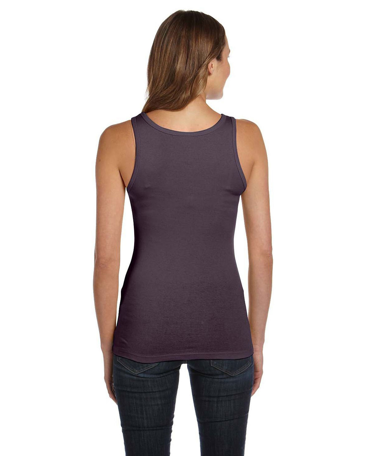 Bella + Canvas B8780 Women Sheer Mini Rib Tank | GotApparel.com
