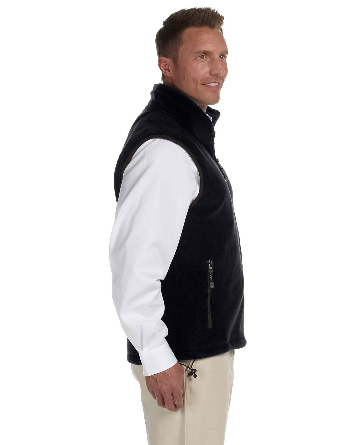 Devon & Jones Classic D770 Men Wintercept Fleece Vest Jacket ...