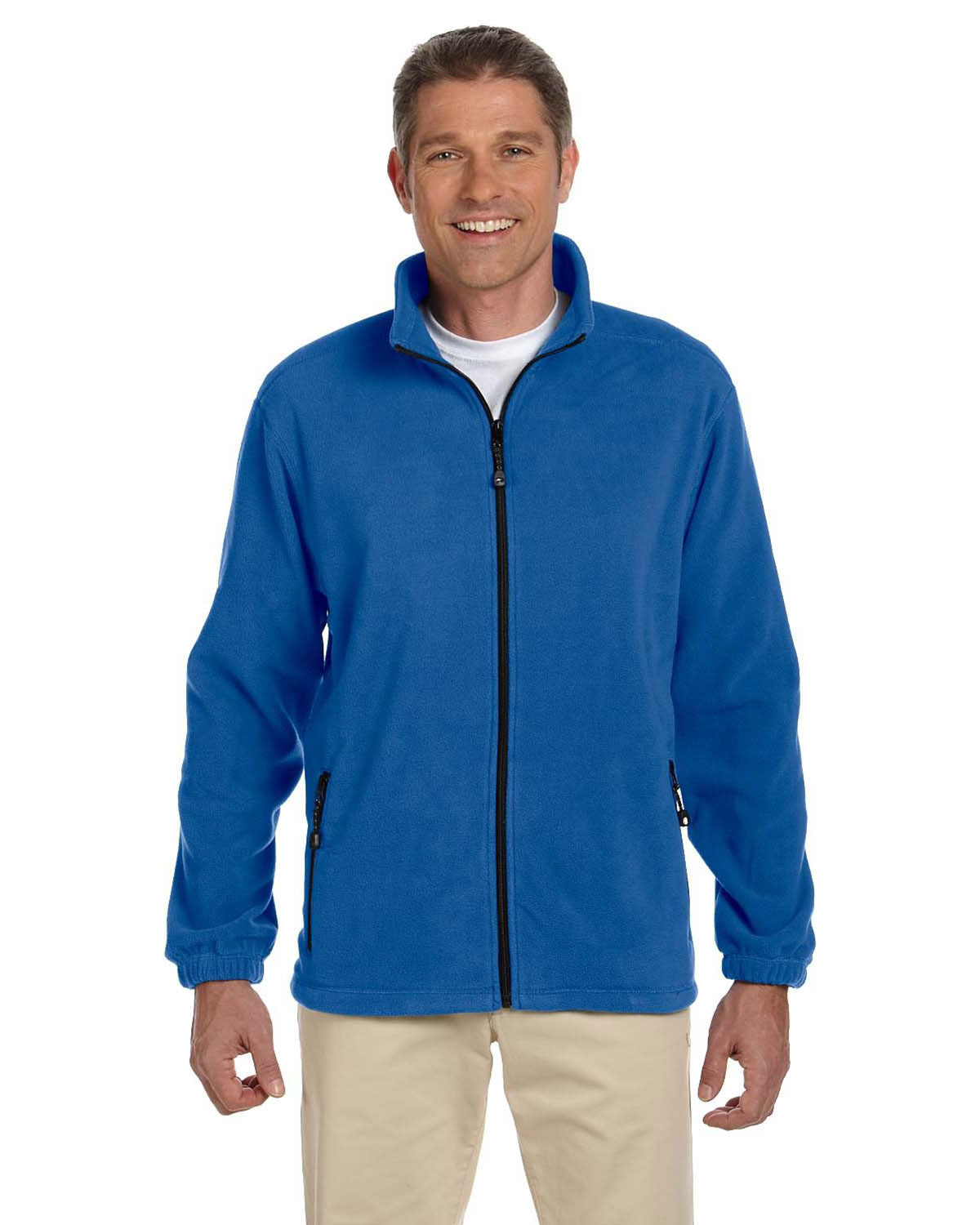 Devon & Jones Classic D780 Men Wintercept Full-Zip Fleece Jacket ...