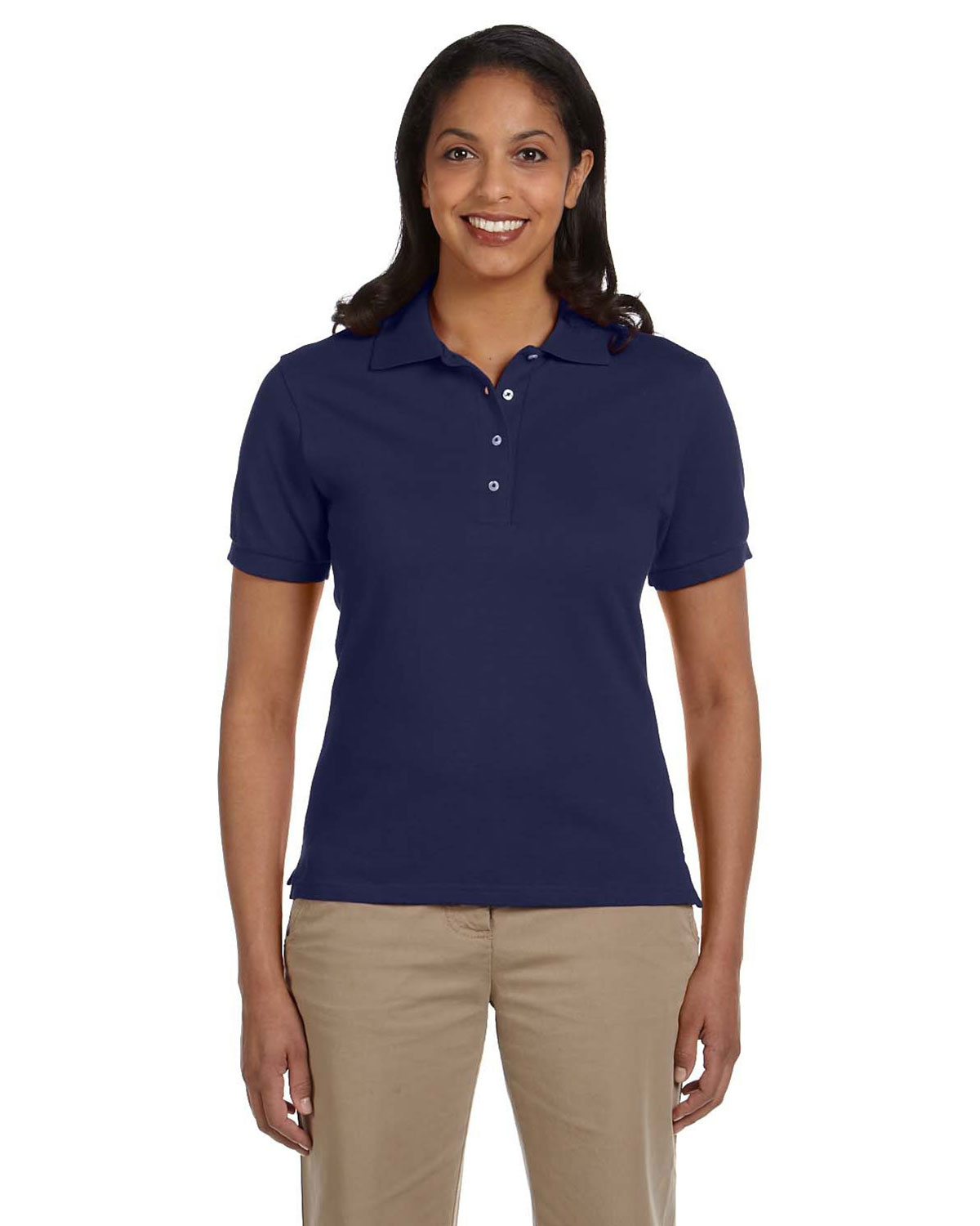 Jerzees 440W Women's 6.5 oz. Ringspun Cotton Pique Polo | GotApparel.com