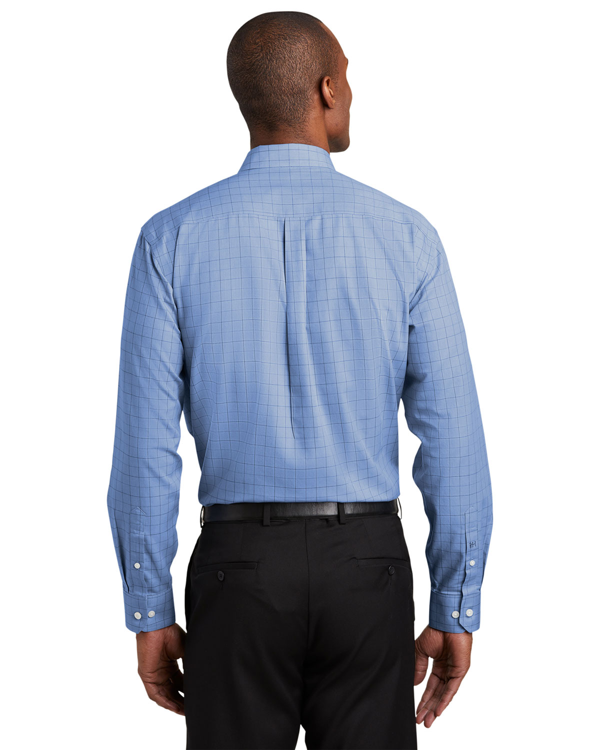 Red House RH70 Adult Windowpane Plaid Non-Iron Shirt - GotApparel