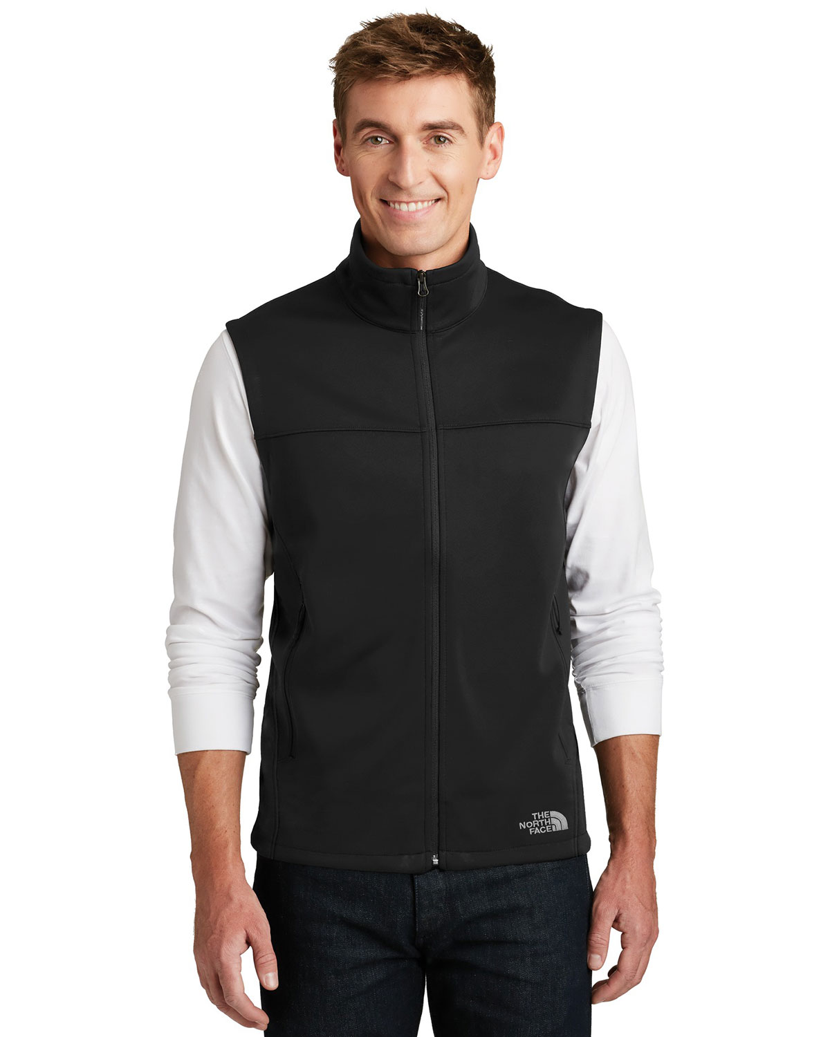 Custom The North Face NF0A3LGZ Men Ridgeline Soft Shell Vest