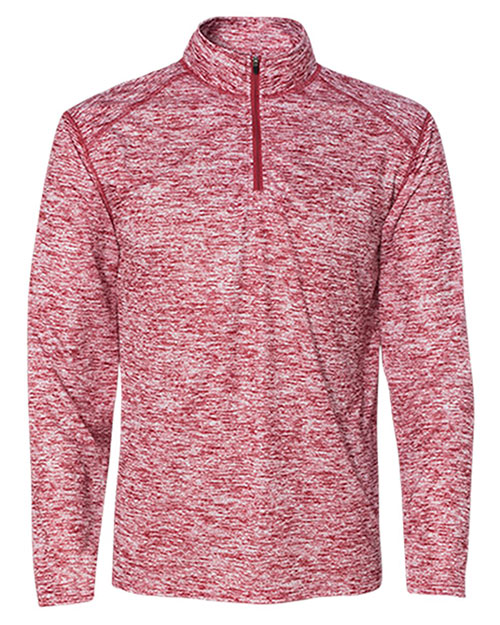 Badger 4192 Men Blend Quarter-Zip Pullover | GotApparel.com